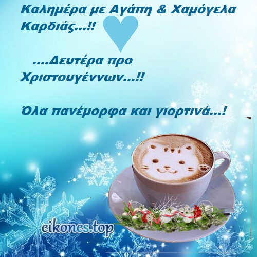 Χριστουγεννιάτικες εικόνες για καλημέρα-καλή εβδομάδα.! - eikones top